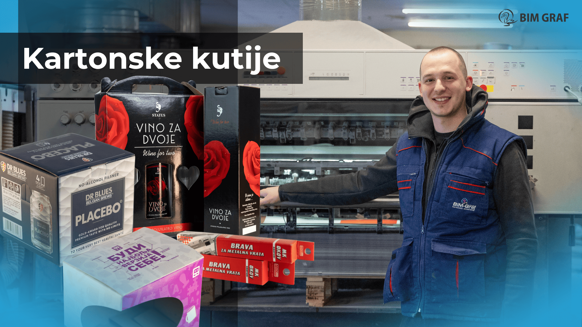 Kartonska ambalaža - Kartonske kutije Srbija - BIM GRAF